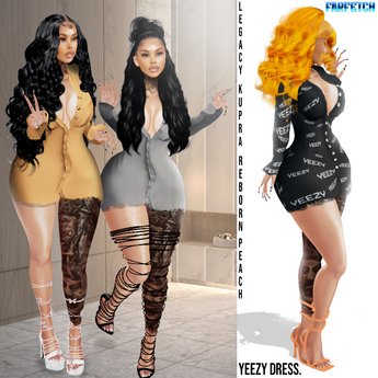 Second Life Marketplace - [farfetch.] Yeezy Dress Demo